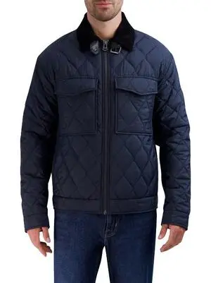 Cole Haan Cole Haan Diamond Quilted Jacket Navy
