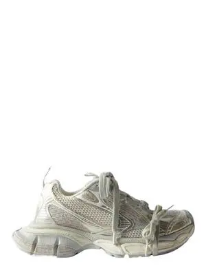 Balenciaga 3xl Mesh And Rubber Sneakers - Off-white