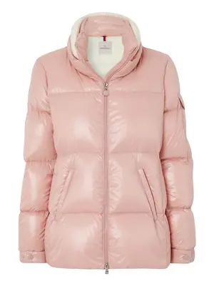 Moncler Vistule Quilted Shell Down Jacket - Pink