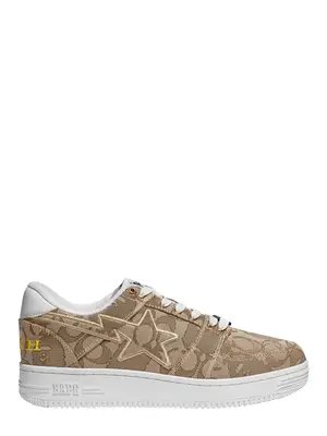 BAPE Coach X Bapesta Jacquard Tan