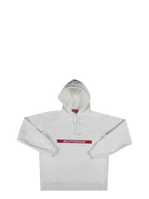 Supreme Zip Pouch Hooded Sweatshirt - White