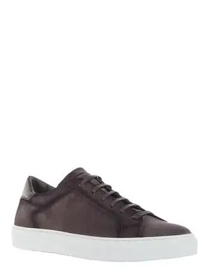 To Boot New York Derrick Low Top Sneakers - Grey Suede