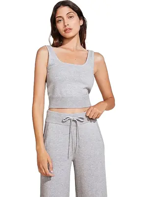 Eberjey Eberjey Recycled Sweater Tank Gray