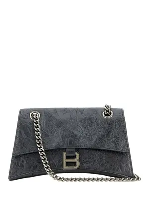 Balenciaga Balenciaga Small Crush Shoulder Bag Silver