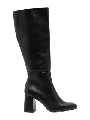SOULIERS MARTINEZ Anabel 85mm Leather Knee High Boots - Black