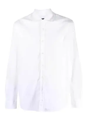 DEPERLU Long-sleeve Cotton Shirt - White