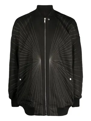 Rick Owens Radiance Padded Bomber Jacket - Black
