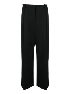 BOTTER Pleated Wide-leg Trousers - Black