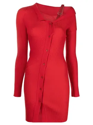 Jacquemus La Robe Maille Colin Minidress - Red