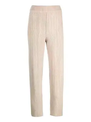 GIORGIO ARMANI Ribbed-Knit Cashmere Trousers