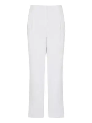 Giorgio Armani Tailored Straight-leg Trousers - White