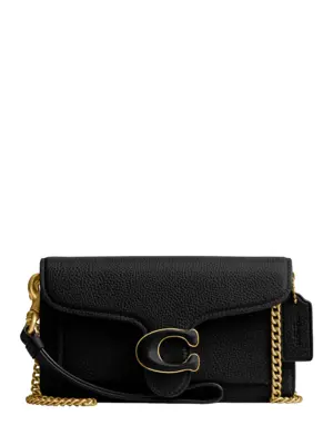 COACH Coach Tabby Wristlet Brass/black
