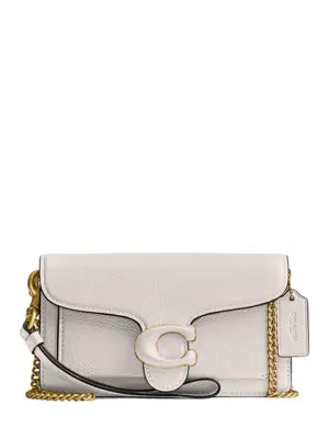COACH Coach Tabby Wristlet Brass/chalk