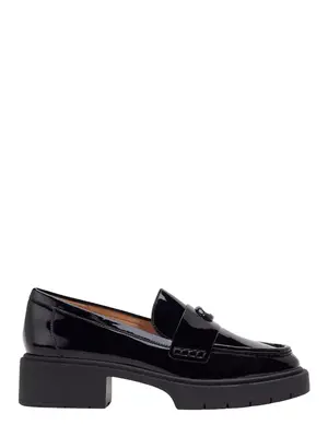 COACH Leah Loafer - Black Patent