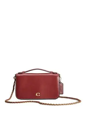 COACH Restored Bea Crossbody - Brass/wine