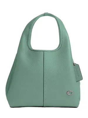 COACH Lana Shoulder Bag 23 Silver/aquamarine