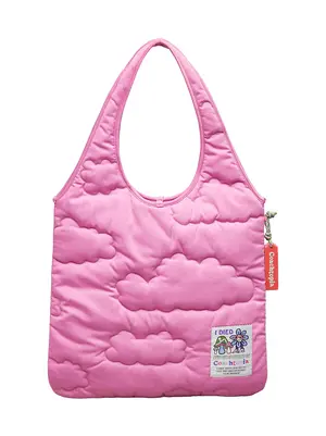 COACHTOPIA Coachtopia Loop Flat Tote With Cloud Quilting Bright Magenta