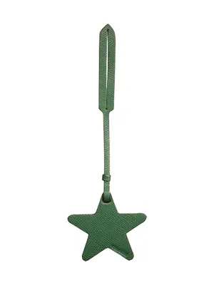 COACH Coach Remade Star Bag Charm Green Multi