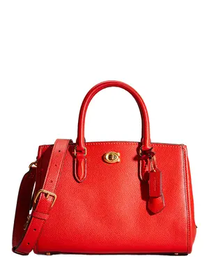 COACH Brooke Carryall 28 - Brass/sport Red