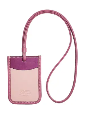 COACH Coach Remade Lanyard Purple Multi
