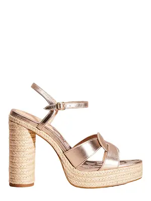 COACH® Restored Talina Platform Sandals - Champagne