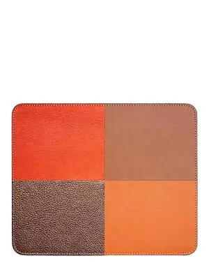 COACH Remade Colorblock Mouse Pad Brown/multi