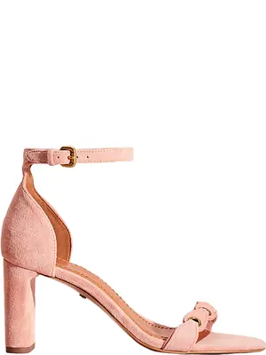 COACH® Restored Heel Sandal With Link - Peony