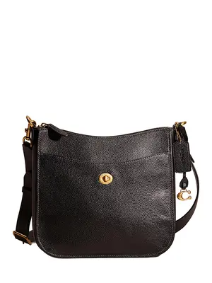 COACH Restored Chaise Crossbody - Brass/black