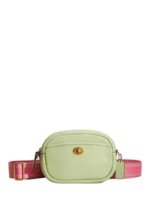 COACH Restored Coach Camera Bag Brass/pale Pistachio