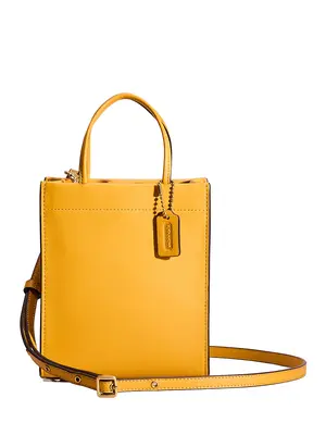 COACH® Coach Restored Mini Cashin Tote Brass/buttercup