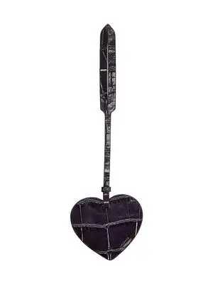COACH Coach Remade Heart Bag Charm Croc
