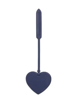 COACH Coach Remade Heart Bag Charm Navy