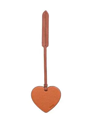 COACH Coach Remade Heart Bag Charm Orange Multi
