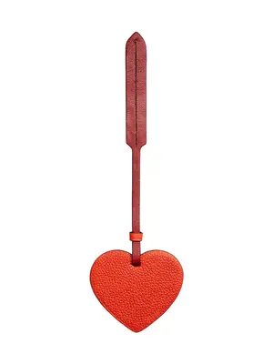 COACH Coach Remade Heart Bag Charm Red Multi