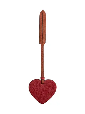 COACH Coach Remade Heart Bag Charm Red/brown