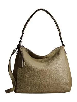COACH Restored Shay Shoulder Bag With Whipstitch - Pewter/light Fern