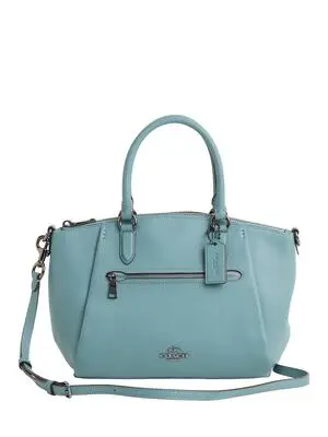 COACH Restored Elise Satchel Gunmetal/marine