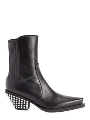 GIUSEPPE ZANOTTI Yanhira 75mm Ankle Boots - Black