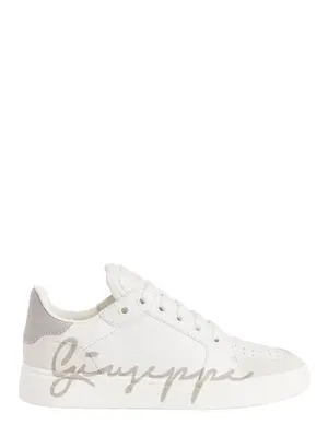GIUSEPPE ZANOTTI Logo-print Sneakers - White