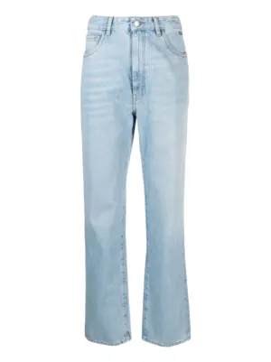 GCDS GCDS Rhinestone-Embellished Straight-Leg Jeans