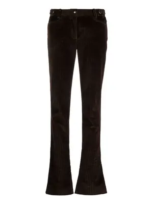 Dolce & Gabbana Corduroy Flared Trousers - Brown