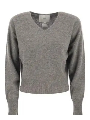 VANISÉ Francy Cashmere V-Neck Sweater