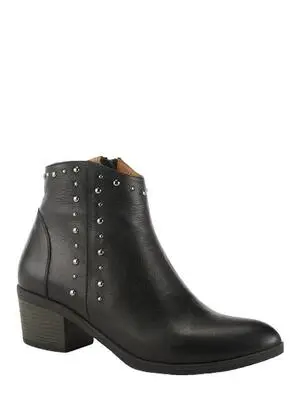 SPRING STEP SHOES Wildwest Studded Bootie - Black
