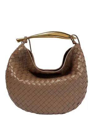 Bottega Veneta Sardine Medium Shoulder Bag - Brown