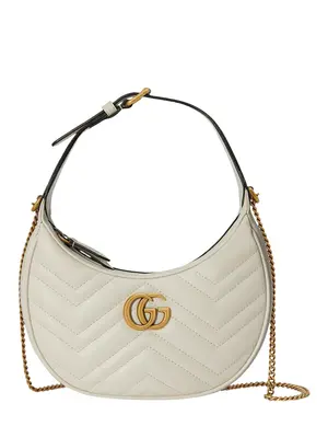 Gucci Gg Marmont Mini Bag - White