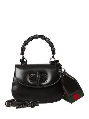 Gucci Bamboo 1947 Mini Top Handle Bag - Black