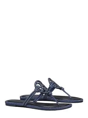 Tory Burch Tory Burch Miller Pavé Knotted Sandal Perfect Navy