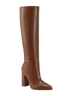 Marc Fisher Lannie Knee High Boots - Medium Natural