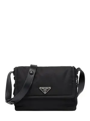 Prada Padded Re-nylon Shoulder Bag - Black