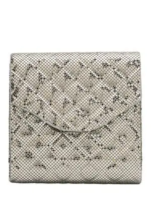 WHITING & DAVIS Whiting & Davis Stevie Quilted Mesh Crossbody Bag